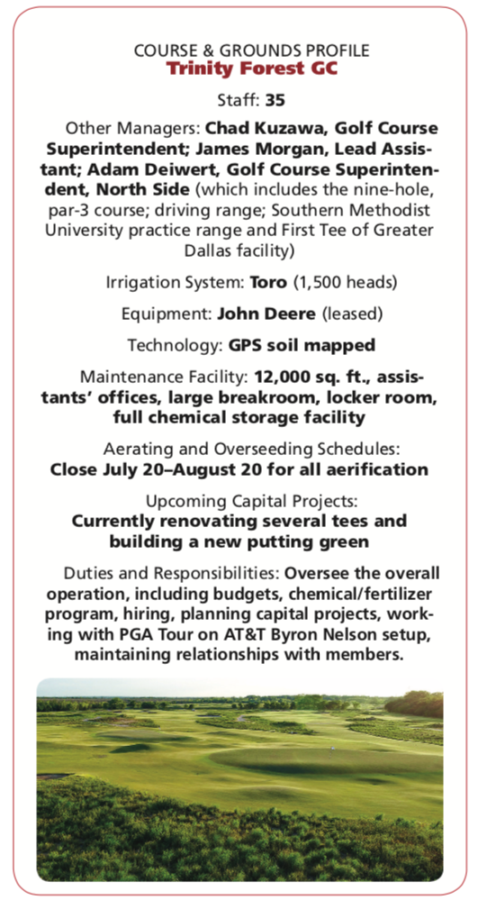 Transformative Turf at Trinity Forest Golf Club - Club + Resort Business