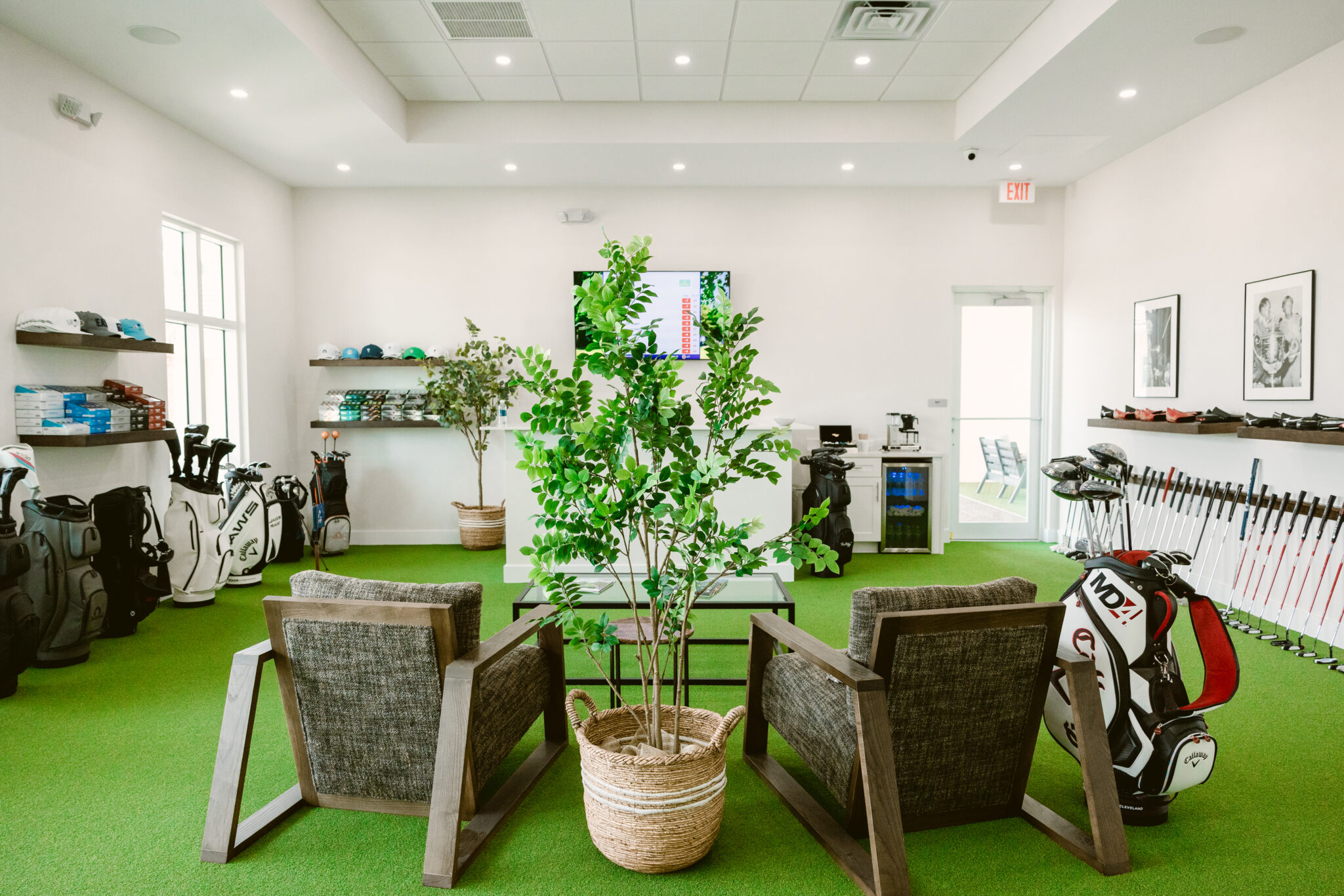 Golfers Swing, Socialize at Instructional Training Spaces - Club ...